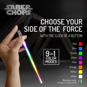 Lightsaber Chopsticks Light Up Star Wars LED Reusable Red & Blue 2 PAIRS FREE Darth Vader Keychain Bottle Opener