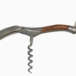 Laguiole En Aubrac Sommelier Waiter's Corkscrew, Briar Root Wood Handle, Wine Opener With Foil Cutter & Bottle Opener