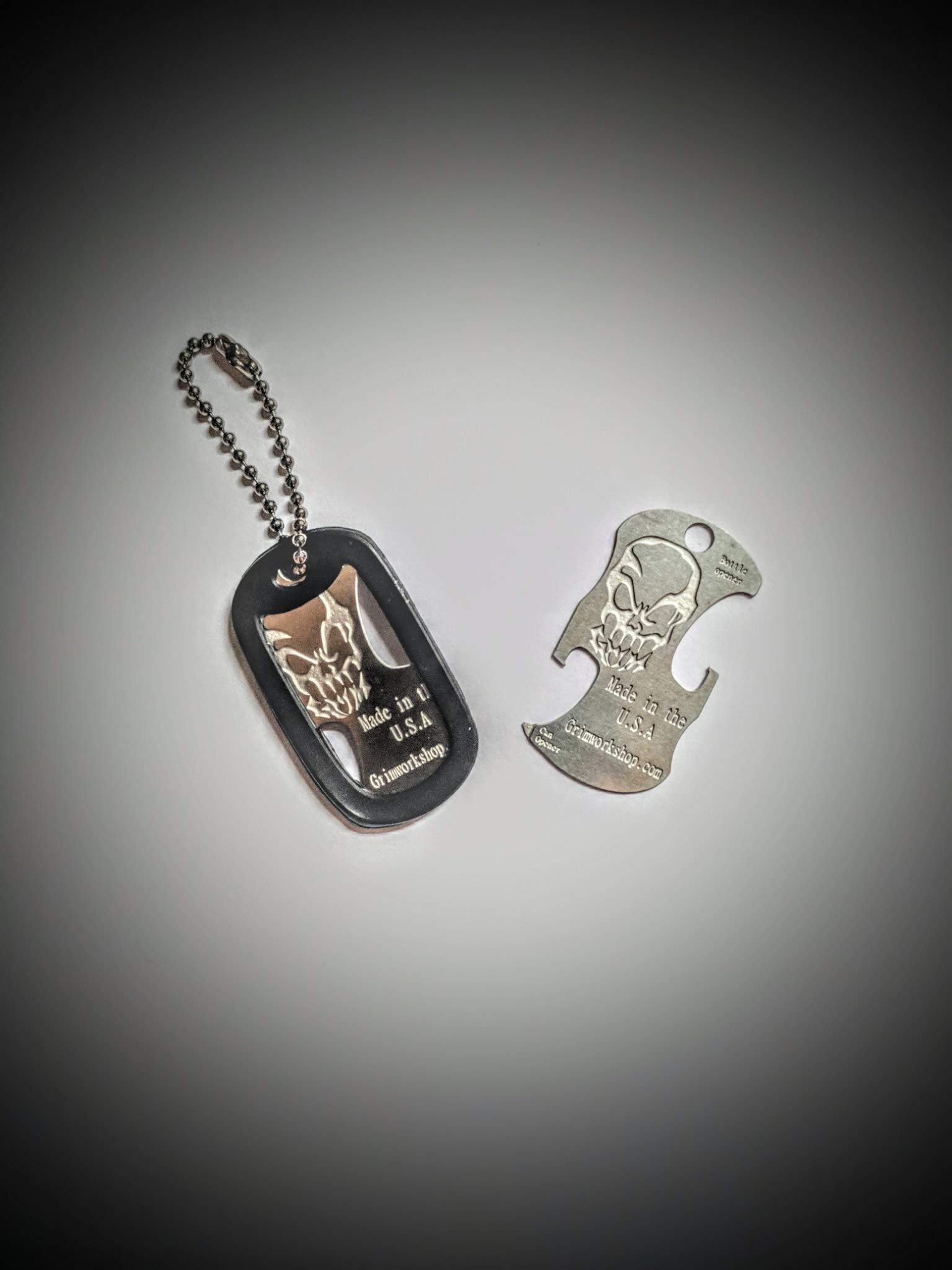 Bottle & Can Opener Dog Tag