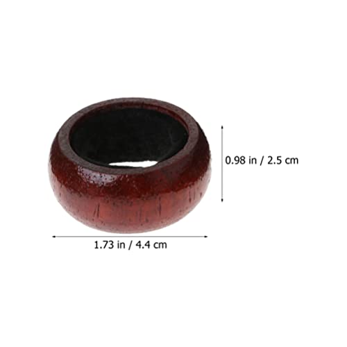 4pcs Wine Drip Rings Wooden Wine Bottle Collars Leakproof Ring Drip Stoppers Wine Stop Accessories for Wine Bottles Color 2