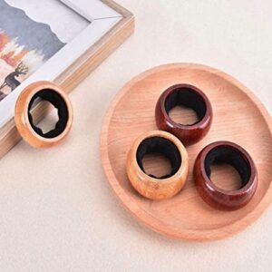 4pcs Wine Drip Rings Wooden Wine Bottle Collars Leakproof Ring Drip Stoppers Wine Stop Accessories for Wine Bottles Color 2