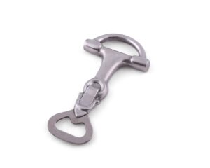 arthur court designs aluminum equestrian bottle opener 5.5 inch long