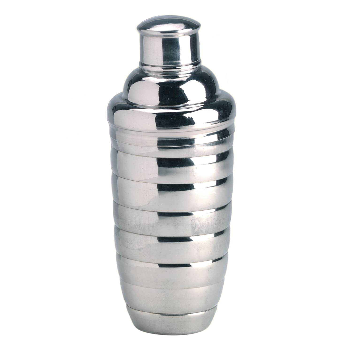 American METALCRAFT, Inc. BHS117 Beehive Cocktail Shakers, Stainless Steel, 16 oz. Capacity