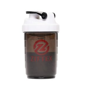 ziftex protein mixer shaker bottle- gym bottle shaker for pre or post workout, mixes cocktails, smoothies and shakes | dishwasher safe (500 ml)