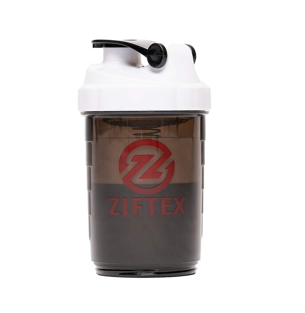 Ziftex Protein Mixer Shaker Bottle- Gym Bottle Shaker for Pre or Post Workout, Mixes Cocktails, Smoothies and Shakes | Dishwasher Safe (500 ml)