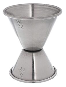 update international (ji-2) 3/4 x 1-1/4 oz stainless steel jigger