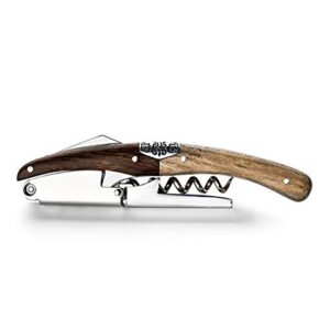 Legnoart Primitivo Grand Crue Sommelier Corkscrew with Solid Oak and Wenge Wood Handle in Premium Gift Box