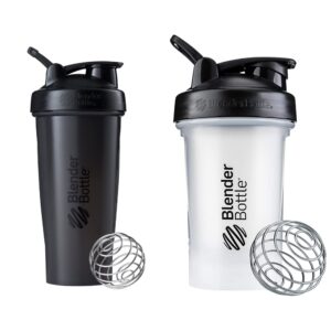 blenderbottle classic shaker bottle and blenderbottle classic v2 shaker bottle