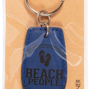 Pavilion Gift Company Beach People-Navy Blue Key Chain Bottle Opener Keyring