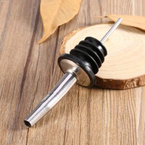 Mumusuki Stainless Steel Wine Pourer Whisky Liquor Oil Wine Pourer Stopper Party Bar Bottle Vacuum Pourer Dispenser