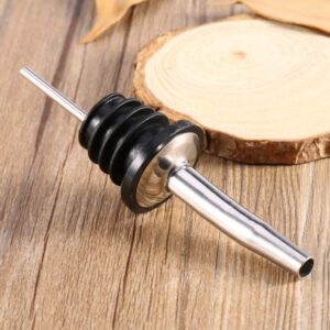 Mumusuki Stainless Steel Wine Pourer Whisky Liquor Oil Wine Pourer Stopper Party Bar Bottle Vacuum Pourer Dispenser