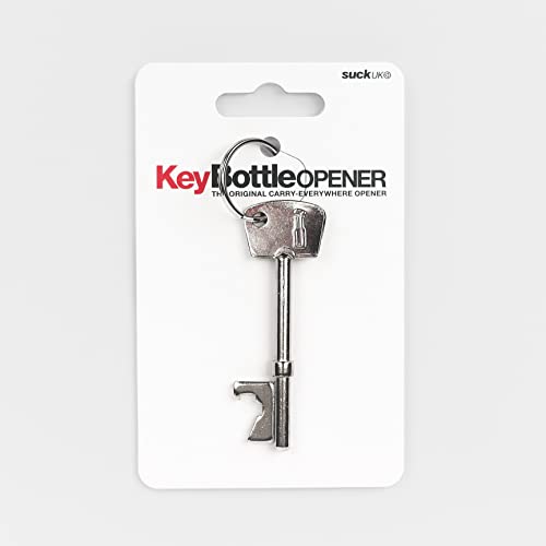 Suck UK Key Shaped Bottle Opener Key Chain Bottle Openers Groomsmen Gifts Keychain Accessories Beer Gifts for Men Bar Accessories Wedding Favors