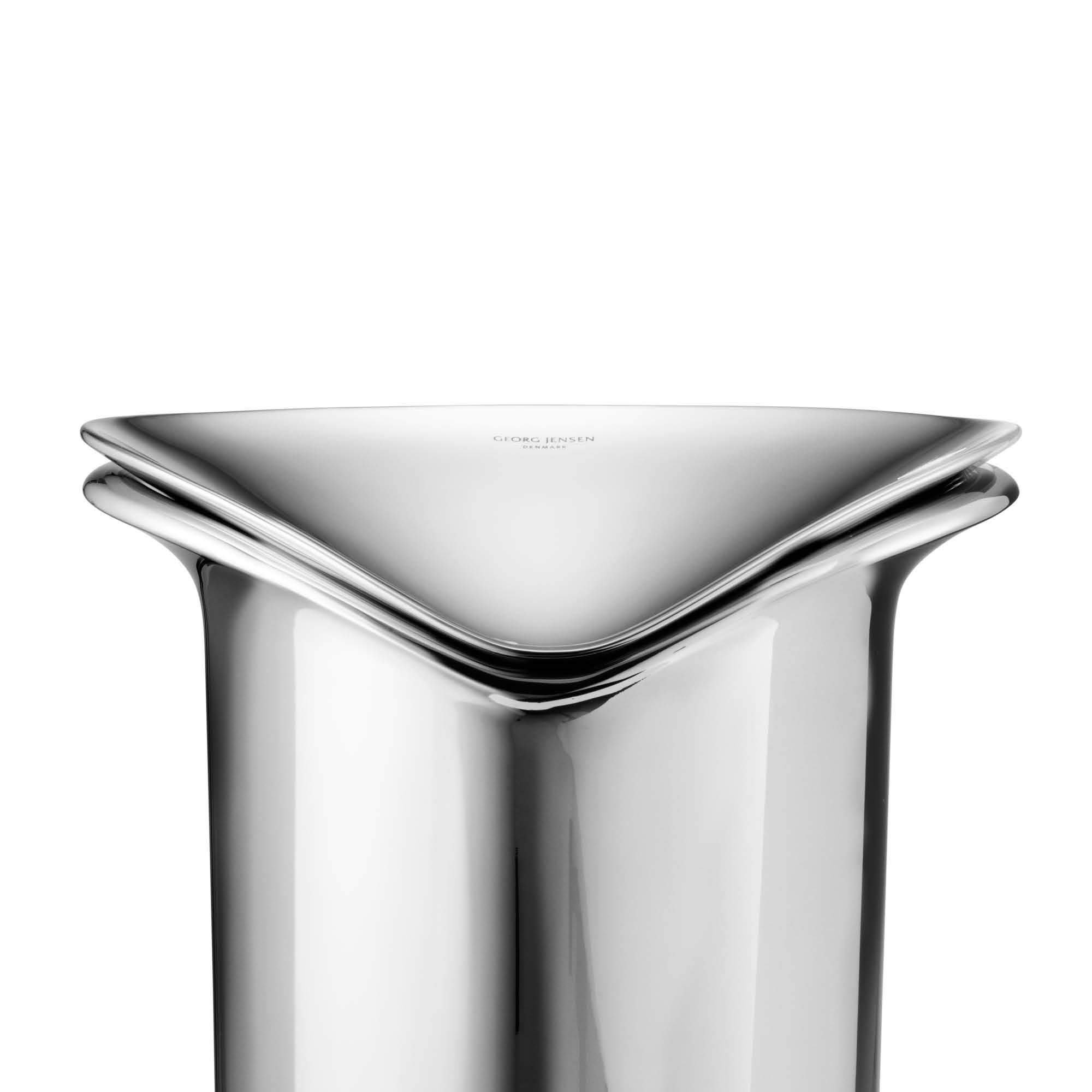 Georg Jensen Stainless Steel Ice Bucket with Tong