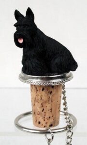 scottish terrier wine bottle stopper