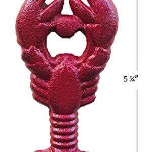 Handheld Lobster Bottle Opener, Cajun Crawfish Barware Decor, Beer Opener