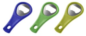 kitchen bottle opener - pack of 3 - keychain mini bar bottle opener - speed heavy duty beer bottle opener