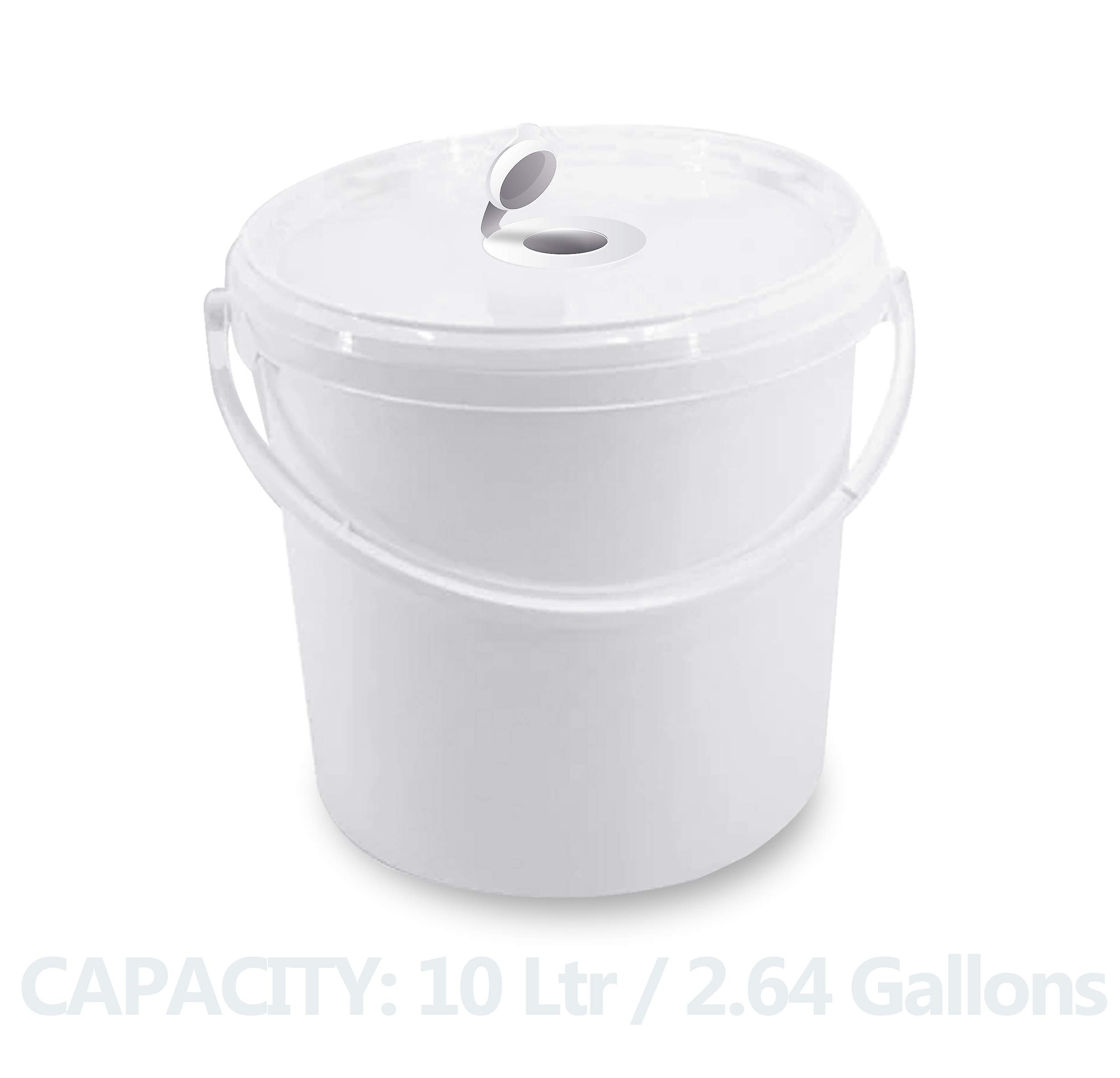 Bucket Dispensers for Multipurpose Wipes for Gyms, Fitness Centers, and Department Stores Bulk Buy -16 Buckets