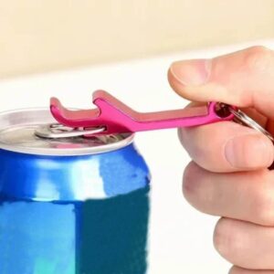 Keychain Bottle Opener, 50Pcs Aluminum Alloy Colorful Mini Pocket Beer Beverage Opener, Random Color Metal Bottle Opener