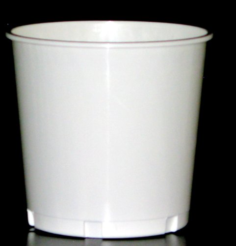 Jean's Plastics Utility/Donation Buckets, 176 Ounces, Pack 3, Color White