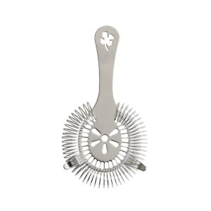 cocktail kingdom lindley-pick™ hawthorne strainer - silver-plated