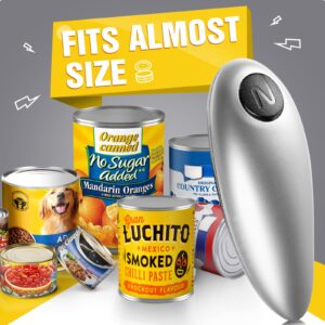 Electric Can Opener,Got-luck One-Touch Automatic Can Opener Fits Different Cans with Smooth Edge for Seniors with Arthritis,Food Safe Battery Can Opener Kitchen Gadget