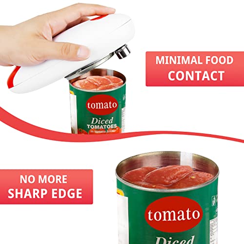 Electric Can Opener, Automatic Can opener, Safe Smooth No Sharp Edges Can Opener for Almost Size Cans, Best Gifts for Senior with Arthritis, Mothers Day Gifts