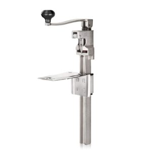 new star foodservice 7006841#1 manual table can opener with plated steel base for cans up to 11” tall