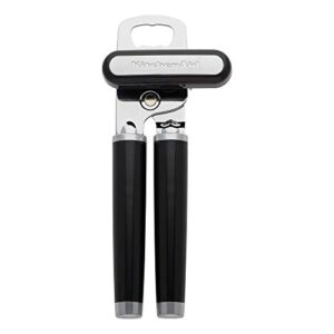 KitchenAid Classic Multifunction Can Opener/Bottle Opener, 8.34-Inch, Black & All Purpose Shears with Protective Sheath, One Size, Black