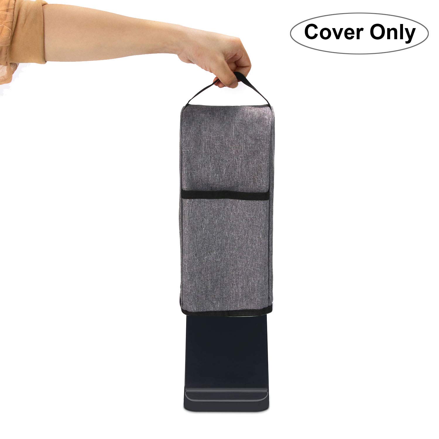 VOSDANS Can Opener Cover, Dust Cover for Cuisinart and Hamilton Beach Electric Can Opener, Dust and Fingerprint Protection, Machine Washable, Gray (Cover Only)