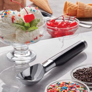 KitchenAid Classic Ice Cream Scoop + Can Opener/Bottle Opener Bundle (Black)