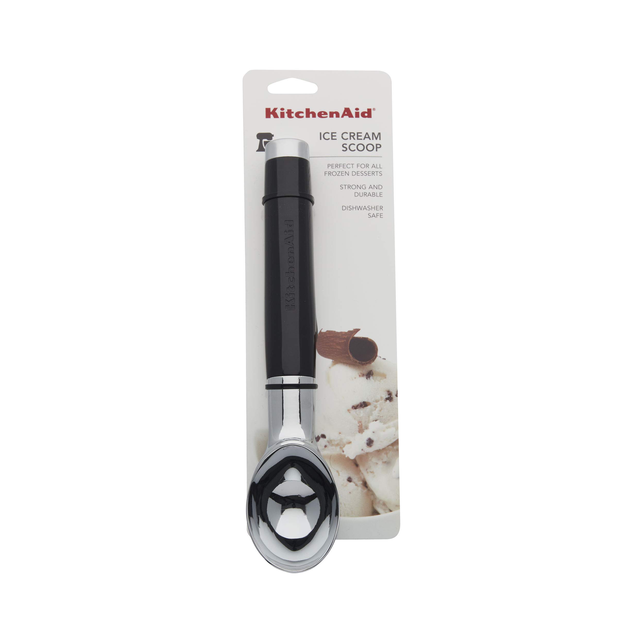 KitchenAid Classic Ice Cream Scoop + Can Opener/Bottle Opener Bundle (Black)