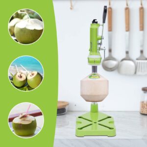 Lidhujnk Coconut Opener Tool Set, Manual Coconut Punch Opener Tool Coconut Water Open Machine for Fruit Stores