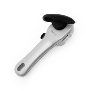 starfrit securimax auto can opener, silver/black