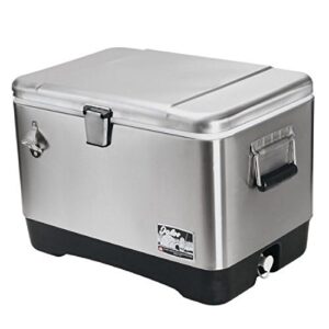 igloo stainless steel 54 quart cooler