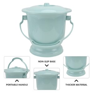 Hemoton 1pc Children's Potty Cars Waste Container Baby Potty Chair Bidet Portable Bed Pan for Women Bathroom Chamber Bucket Bedside Potties Folding Plastic Camping Elderly Bathroom Bucket