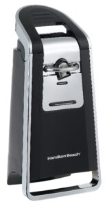 hamilton beach 76606z smooth touch can opener, black and chrome (discontinued)