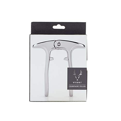 Viski Silver Puller Champagne Openers