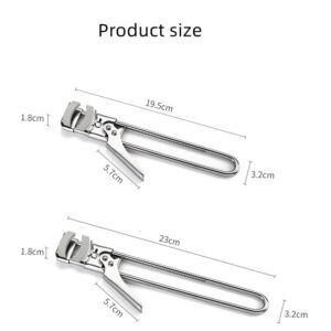 Adjustable Multifunctional Stainless Steel Can Opener，adjustable Stainless Steel Can Opener，fullofcarts Jar Opener for Weak Handsfor Any-size Lids (1pcs, 9in)