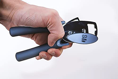 TJ COOK Carbon Steel Can & Bottle Opener Multifunction Easy To Use Manual Steel High Durability Carbon steel Gray