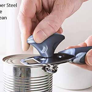 TJ COOK Carbon Steel Can & Bottle Opener Multifunction Easy To Use Manual Steel High Durability Carbon steel Gray