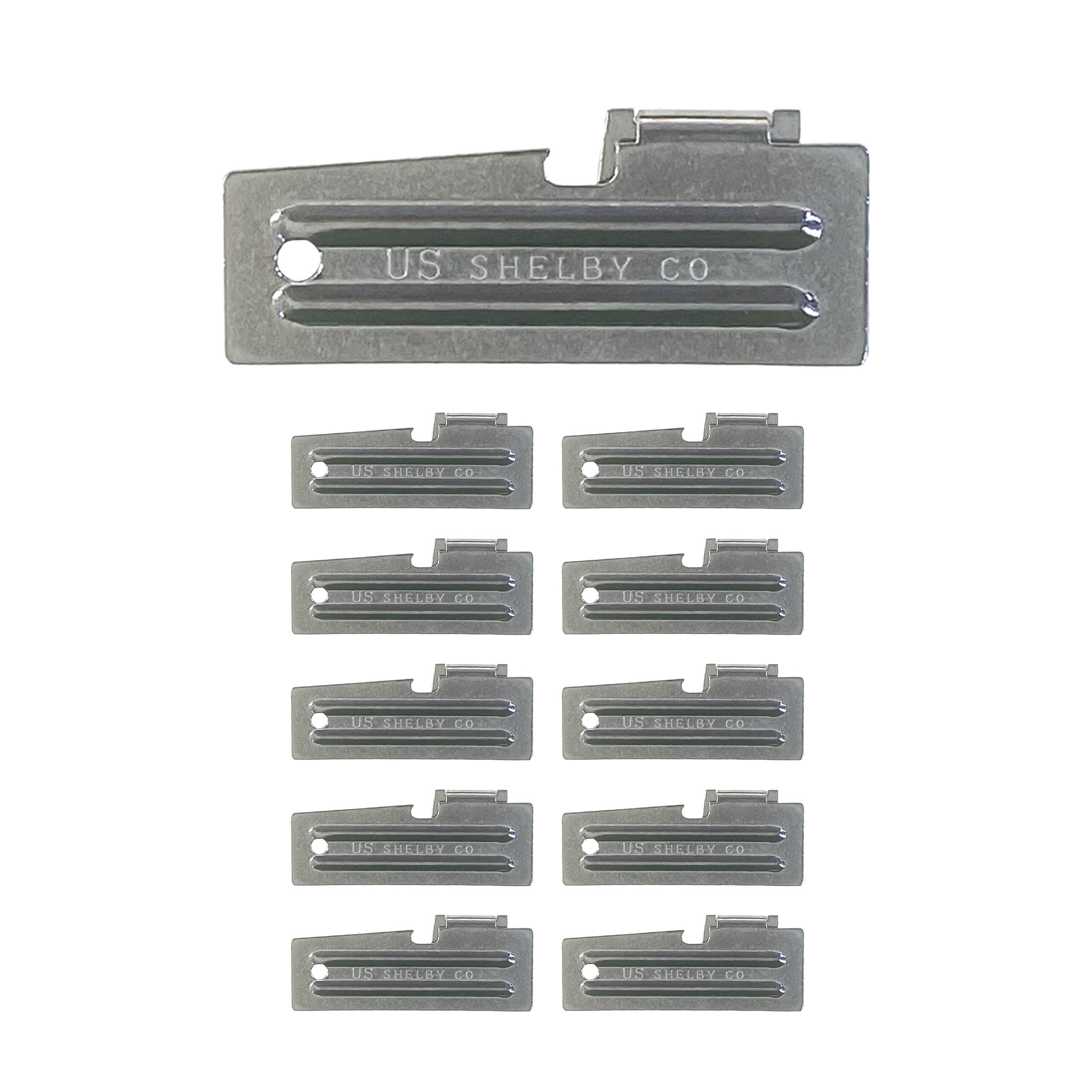 P-51 Can Openers - US Shelby Model P51 - GI Military Can Openers - Stainless Steel Can Openers (10)