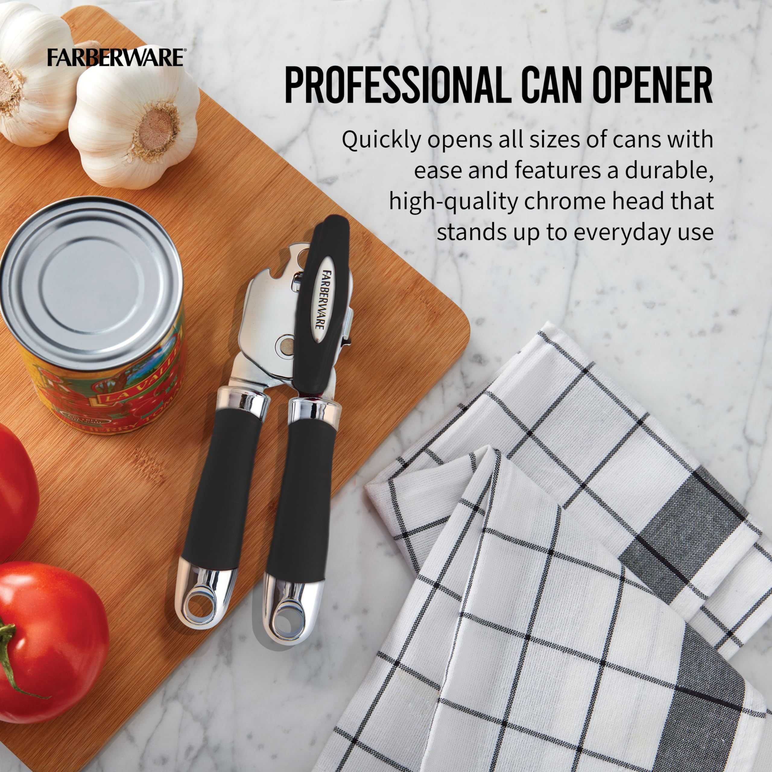 Farberware Can Opener (Black), 9"