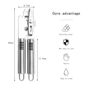 LEMMCE Can Opener Manual, Kitchen Supplies Small Tools with Extra Original Blade