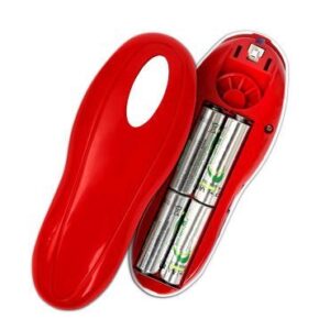 Can Opener Electric Can Opener Smooth Soft Edge One Touch Can Opener Start Automatic Hands Free Can Opener 4-AA Batteries Best Kitchen Gadget Good for Seniors with Arthritis Red