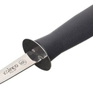 Winco 6.75-Inch Oyster Opener with 3-Inch Blade and Plastic Handle