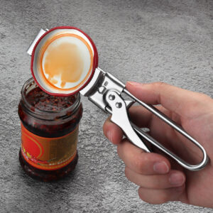 Adjustable Multifunctional Stainless Steel Can Opener, 2023 New Stainless Steel Can Opener Bottle Jar Lid Gripper Household Kitchen Tool, Manual Jar Bottle Opener Kitchen Accessories