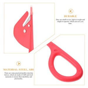 Angoily Kitchen Poultry Food Tools Opener: 20pcs Multipurpose Intestine Opening Cooking Utensils for Chicken Poultry Fish Meat Random Color