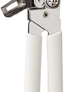 Brabantia Classic Can Opener With Metal Handle, 4.8x5.1x9 cm, White