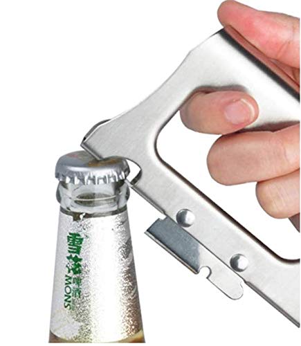 Kitchen Stainless Steel Military Style Multi-Function Manual Can Opener for Can Beer