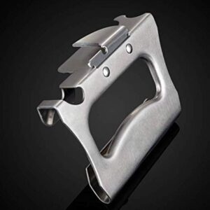 Kitchen Stainless Steel Military Style Multi-Function Manual Can Opener for Can Beer